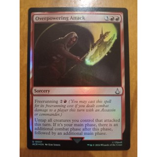 MTG Overpowering Attack Uncommon ACR Universes Beyond: Assassin's Creed ...