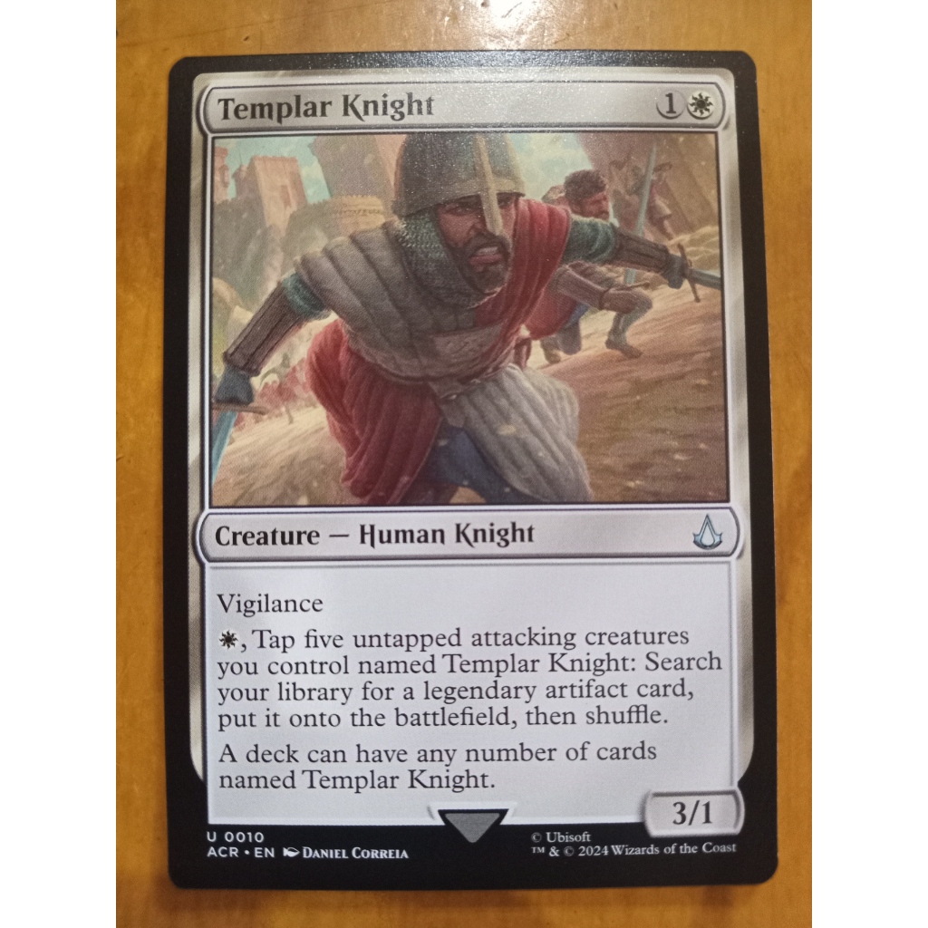 MTG Templar Knight Uncommon ACR Universes Beyond: Assassin's Creed ...