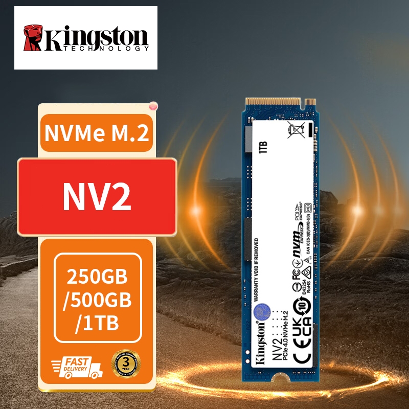 【Local】SSD NV2 Kingston 500GB 1TB PCIe 4.0 NVMe M.2 Internal Desktop ...