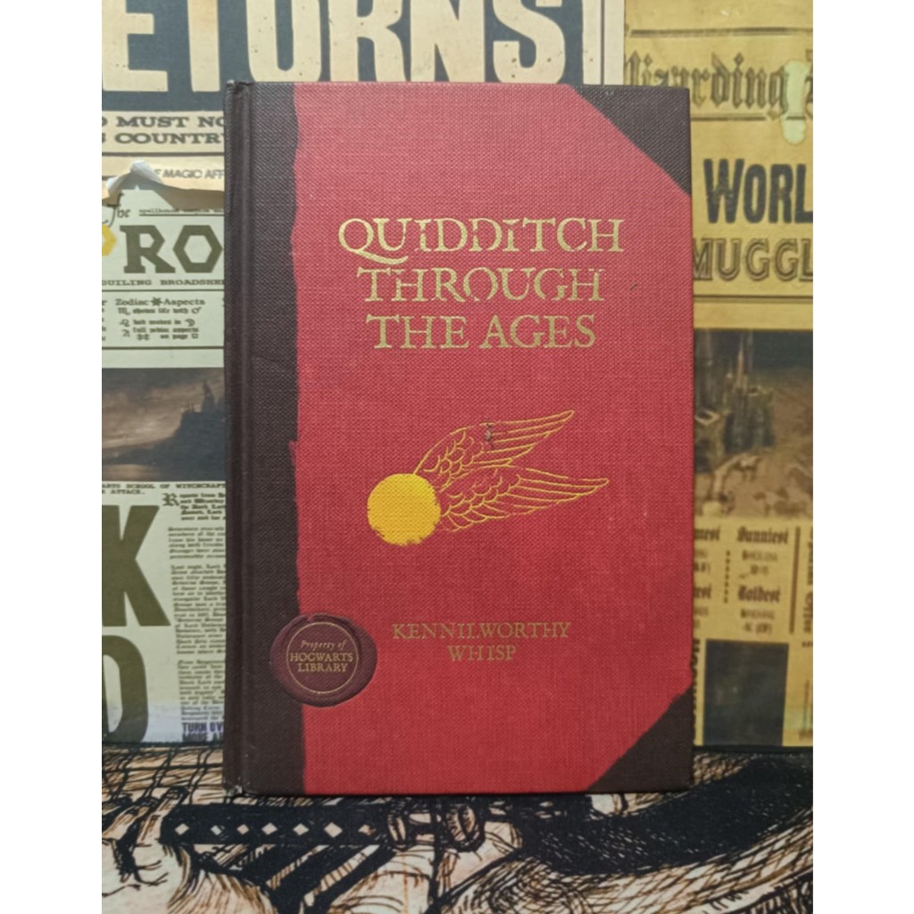 (Hardcover) Quidditch Through the Ages by Kennilworthy Whisp (Hogwarts ...