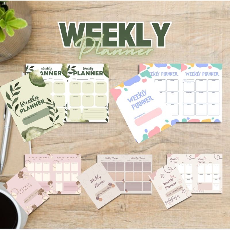 Weekly Planner Notebook | Shopee Philippines