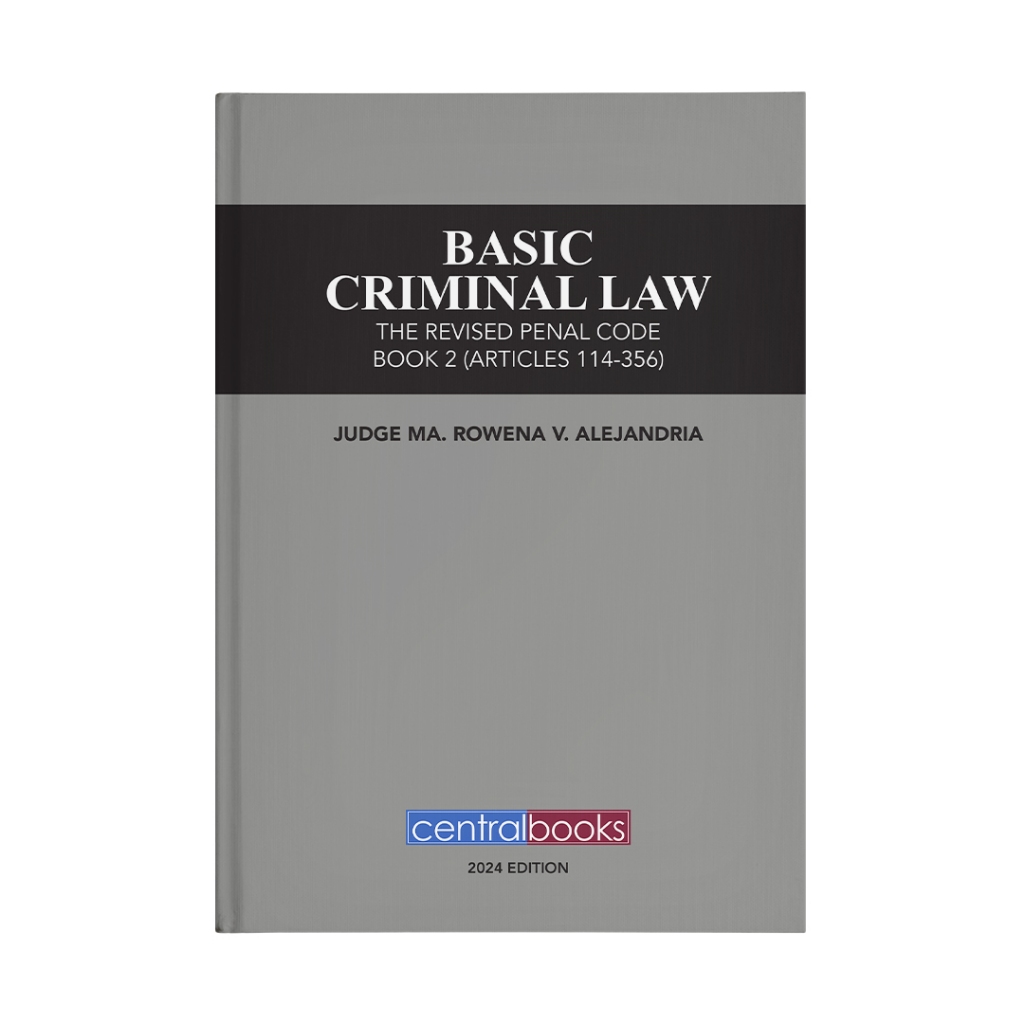 Basic Criminal Law (The Revised Penal Code) – Book 2 (2024) by Judge Ma ...
