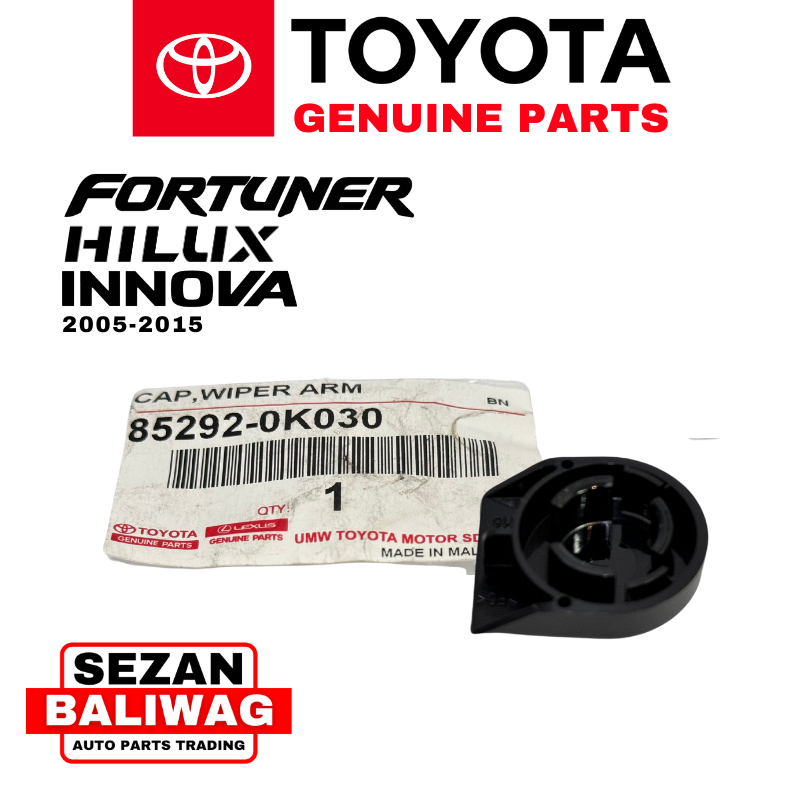 ORIGINAL TOYOTA WIPER ARM CAP COVER FORTUNER INNOVA HILUX 2005-2015 ...