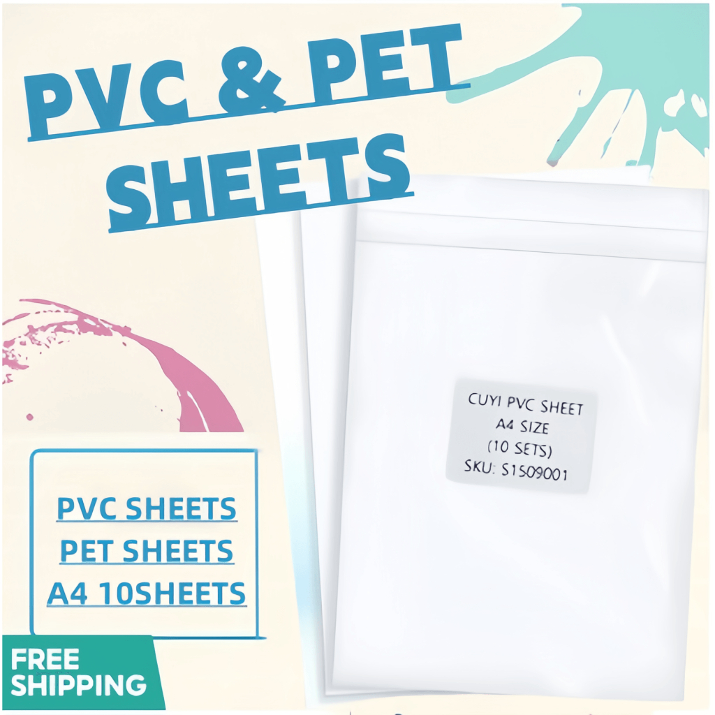 CUYI PVC Sheet & PET Sheet A4 Size For Id Printing Bag Tag Calling Card ...