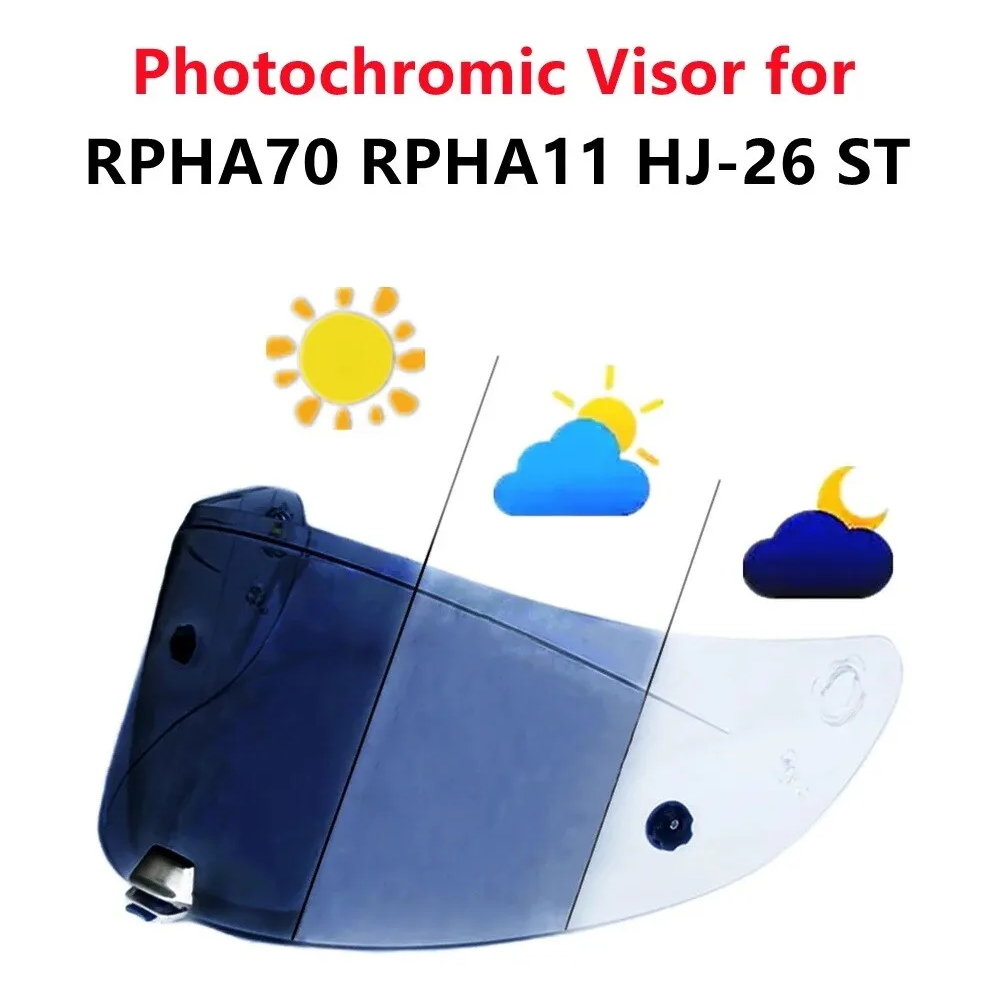 Photochromic Visor Lens for HJC RPHA 11 & RPHA 70 Helmets - HJ-26ST ...