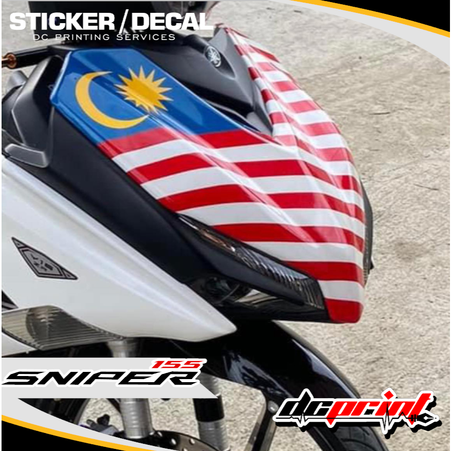 SNIPER 155 DECALS V3 FRONT PANEL DECAL | Shopee Philippines