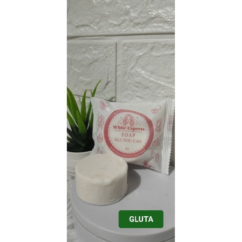 GLUTA SOAP White Expert Soap 50g ( soap all you can) | Shopee Philippines