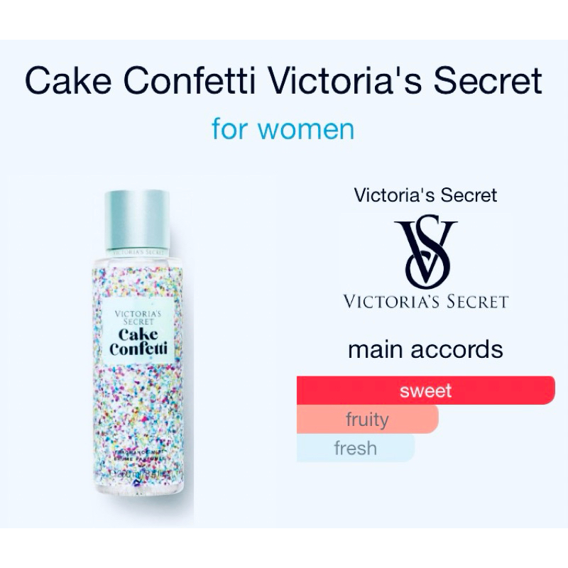 Victoria's Secret Cake Confetti 250ml | Shopee Philippines