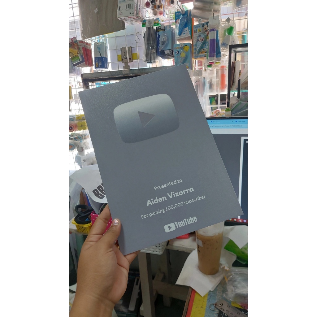 youtube play button sintra board | Shopee Philippines