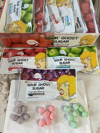 Sour Ghost sugar Candy 30PCS SUGAR_CRASH | Shopee Philippines