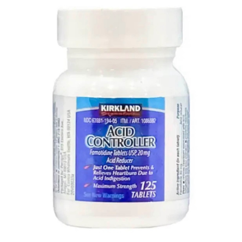 Acid Controller Acid Reducer 125 Tablets Kirkland | Shopee Philippines