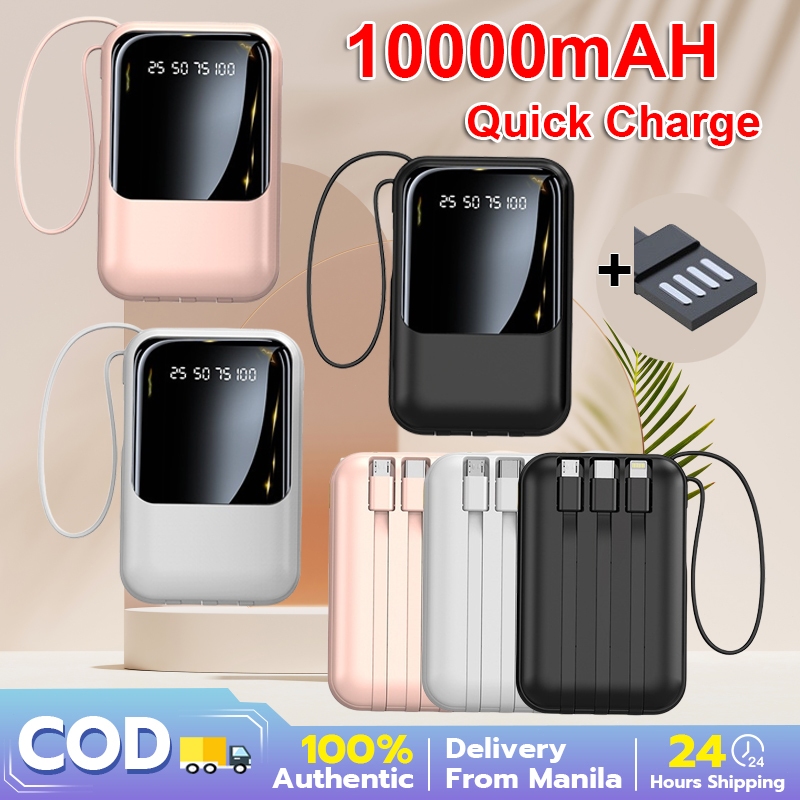 10000mAH Fast Charging Power Bank Large Capacity Portable Power Source ...