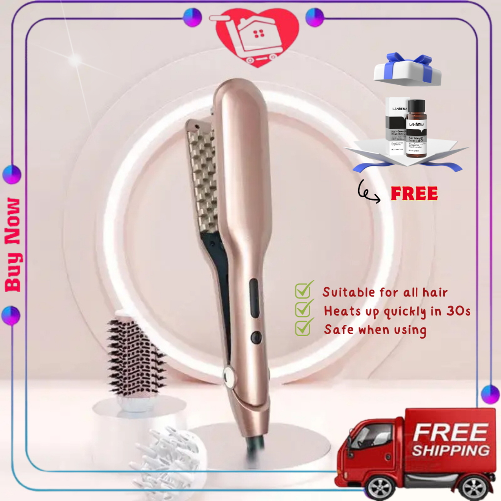 Professional Hair Crimper Crimping Hair Irons Volumizing Hair Curler ...