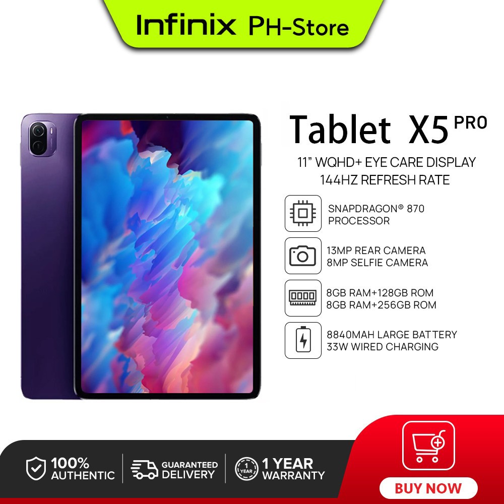 tablets Infinix pad x5 (6GB+128GB/6GB+256GB)10.4-inch 2023 4g/5G tablet ...