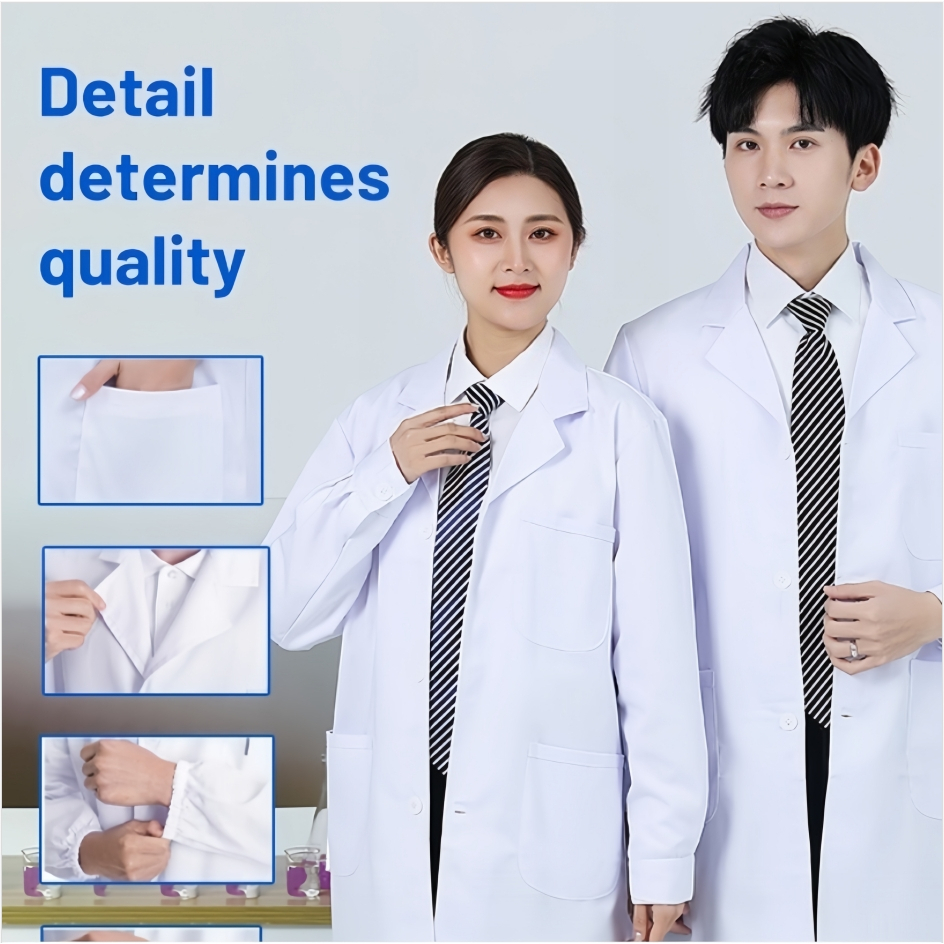 Lab Gown Long Sleeve Lab Coat White White Coat Lab Coat white ...