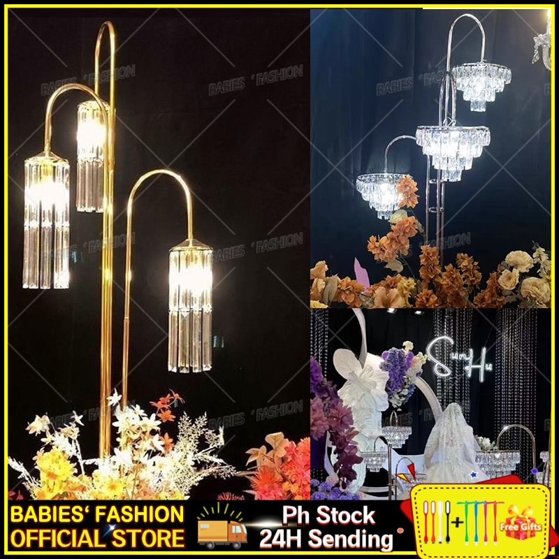 Wedding props road guide lights standing lights 3-head circular ...