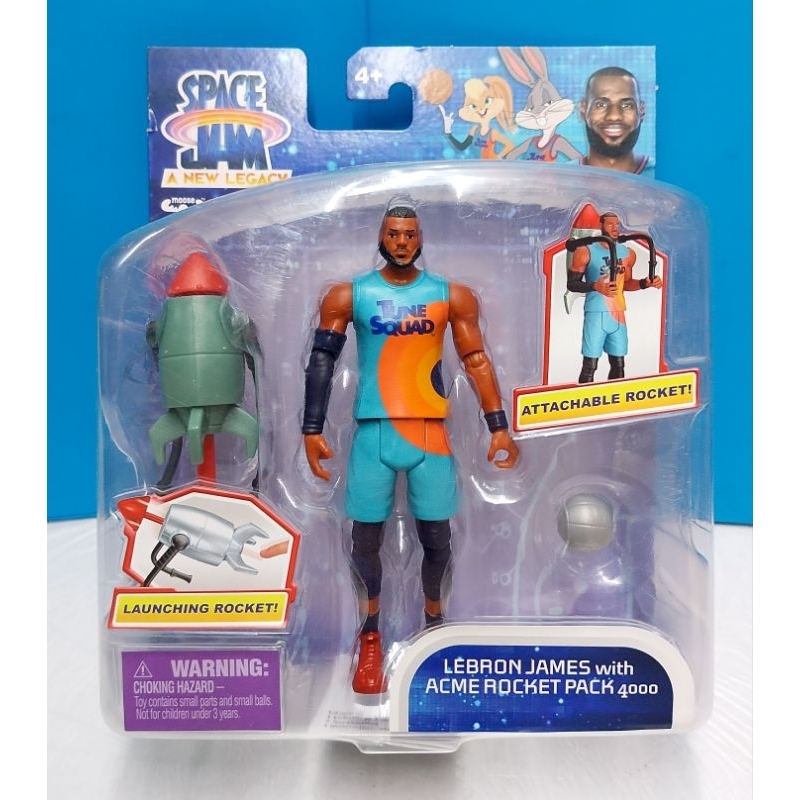 Space Jam A New Legacy 5-Inch Lebron James With Acme Rocket Pack 4000 ...