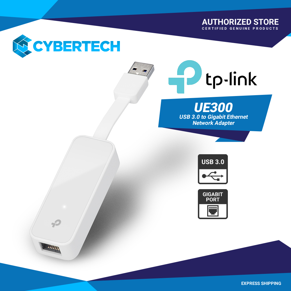 TP-Link UE300 USB 3.0 to Gigabit Ethernet Network Adapter | Shopee Philippines