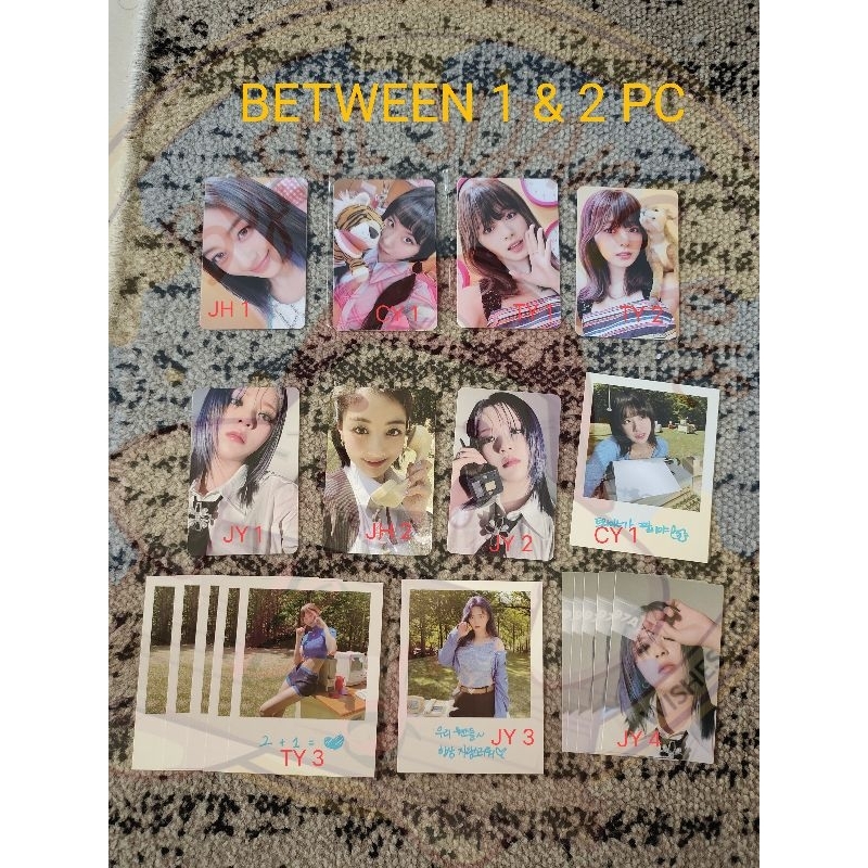 BSPH | TWICE ALBUM PHOTOCARDS (RTB AND B1&2) | Shopee Philippines