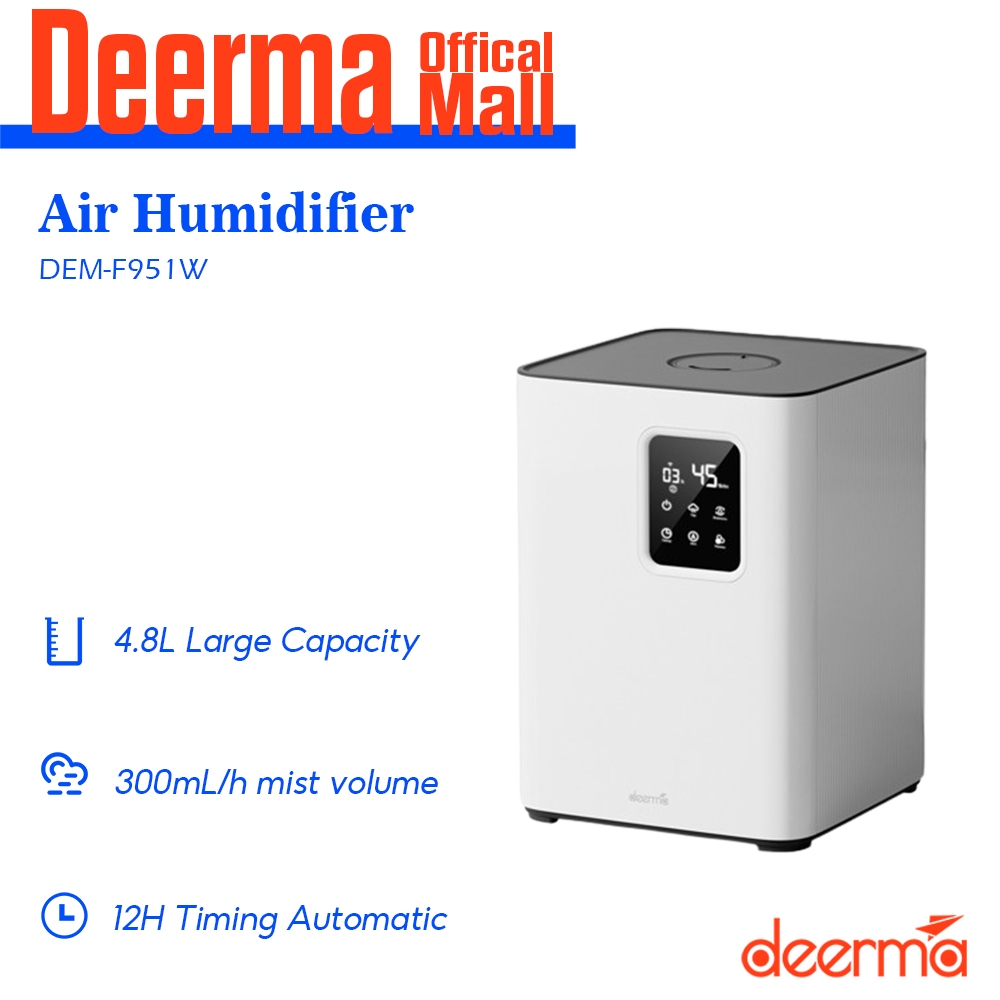 Deerma F951W Humidifier Intelligent Digital Display 12H Timing ...