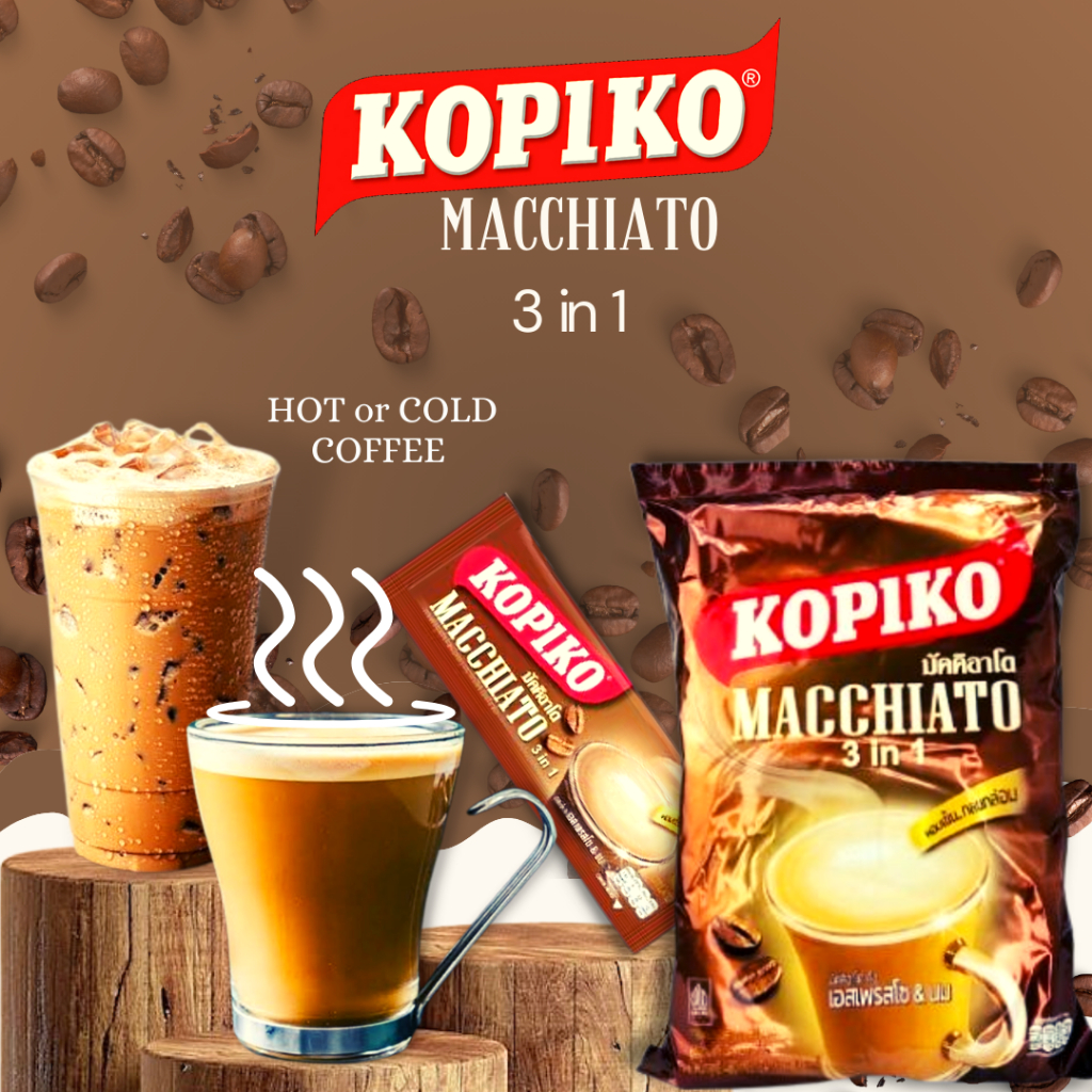 KOPIKO MACCHIATO 3 IN 1 FROM THAILAND | Shopee Philippines
