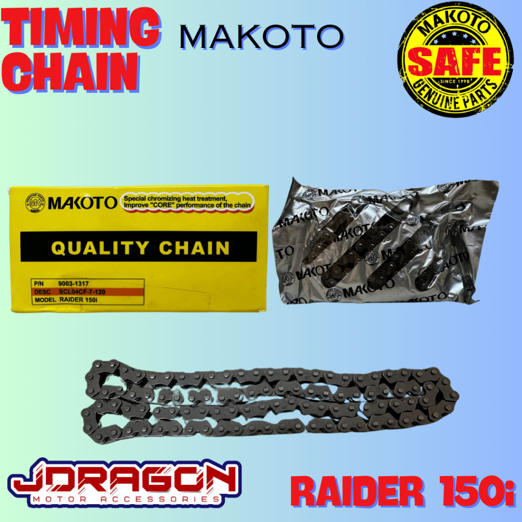 MAKOTO TIMING CHAIN 120L (RAIDER 150 FI) | Shopee Philippines