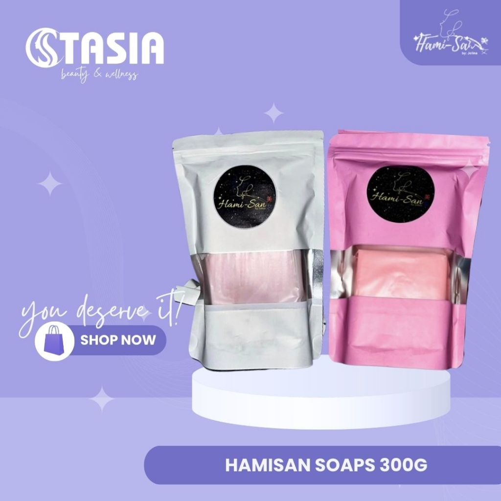 Hamisan Glass Skin Moisturizer Soap 300g and 100g Hami-san by Jolina | Shopee Philippines