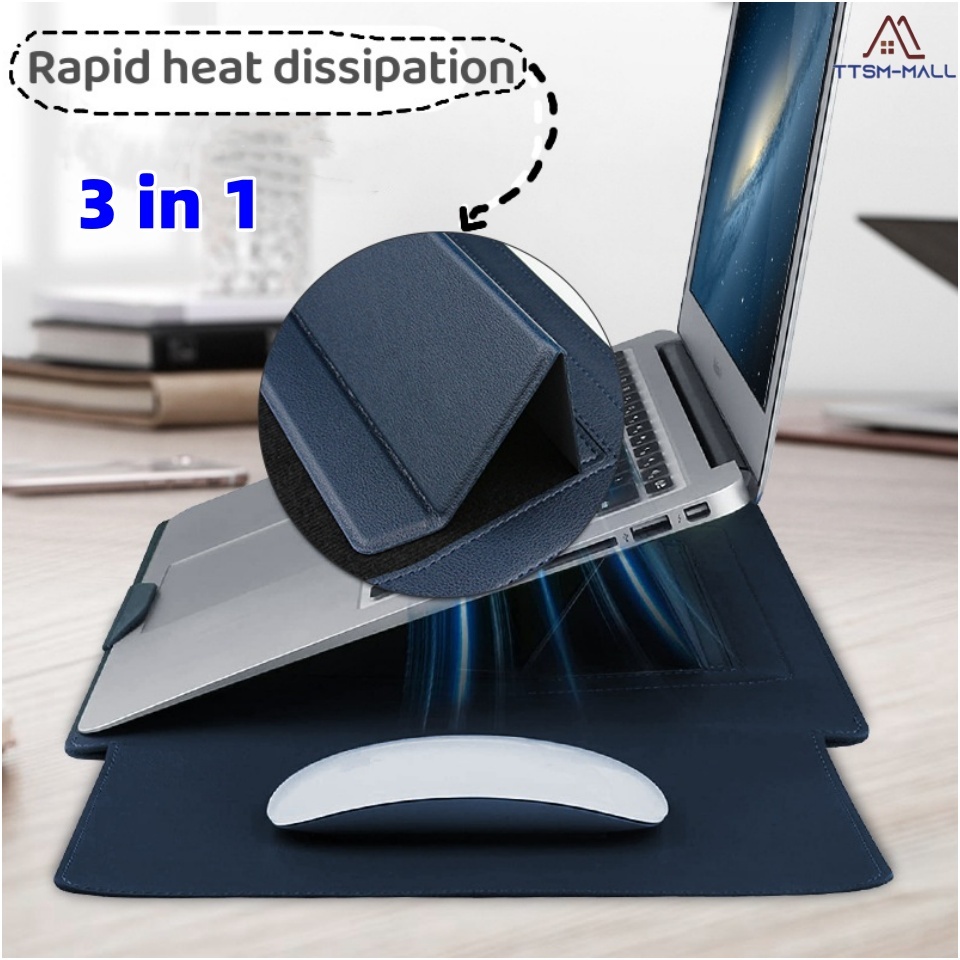 3 in1 Laptop Sleeves and Stand and Mouse pad Laptop Bag Laptop Sleeve ...
