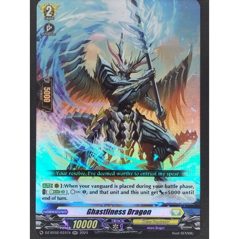 Ghastliness Dragon (DZ-BT02/031EN RR) - Cardfight!! Vanguard DZ [DZBT02] | Shopee Philippines