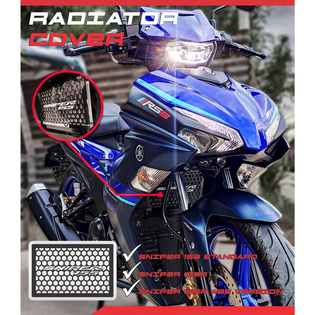 Radiator Cover Sniper 155 | Shopee Philippines