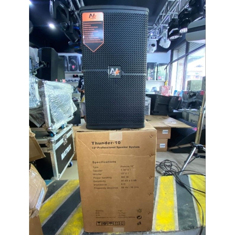 NATIONAL STAR THUNDER 10 PROFESSIONAL D10 SPEAKER SYSTEM | Shopee ...