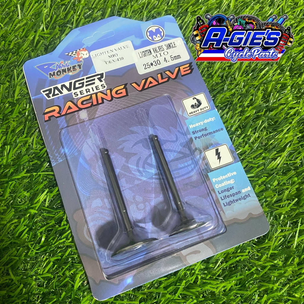 RACING MONKEY | LIGHTEN VALVE 30/25 (4.5MM) 3 ANGLE | MIO SPORTY/SOULTY ...
