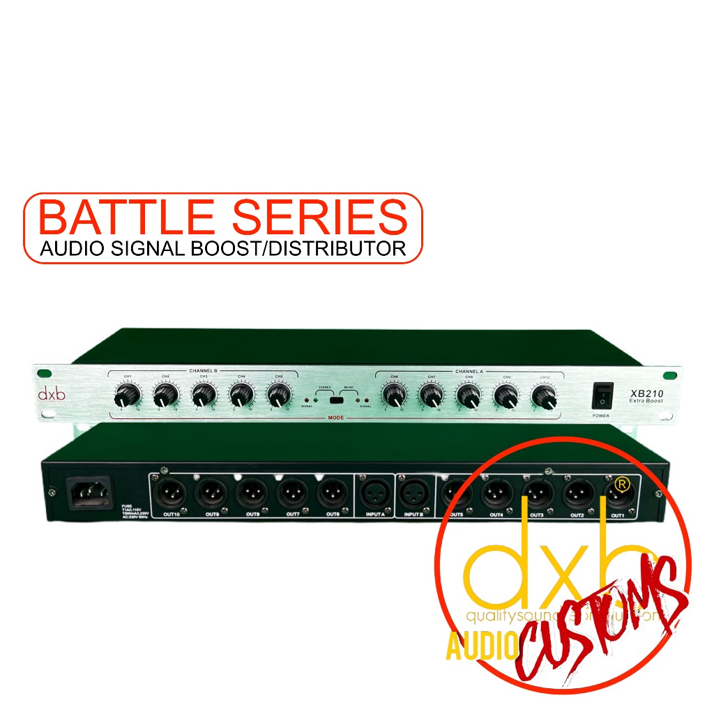 dxb Audio Signal Distributor Extra Boost XB210 | Shopee Philippines