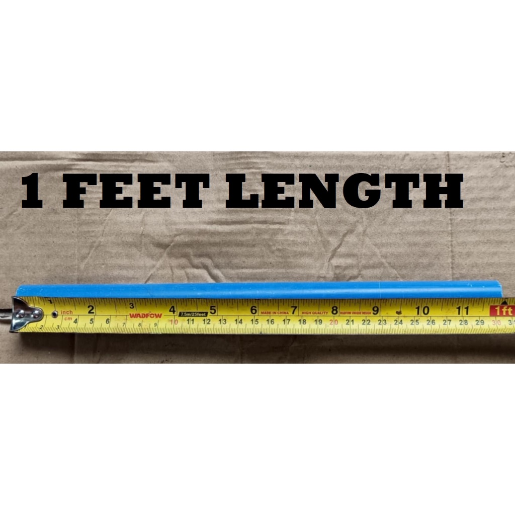 BIOPIPE (SOLD PER 12 INCH LENGTH) PVC PIPE BLUE SIZE 1/2" (20MM) TO 2 ...