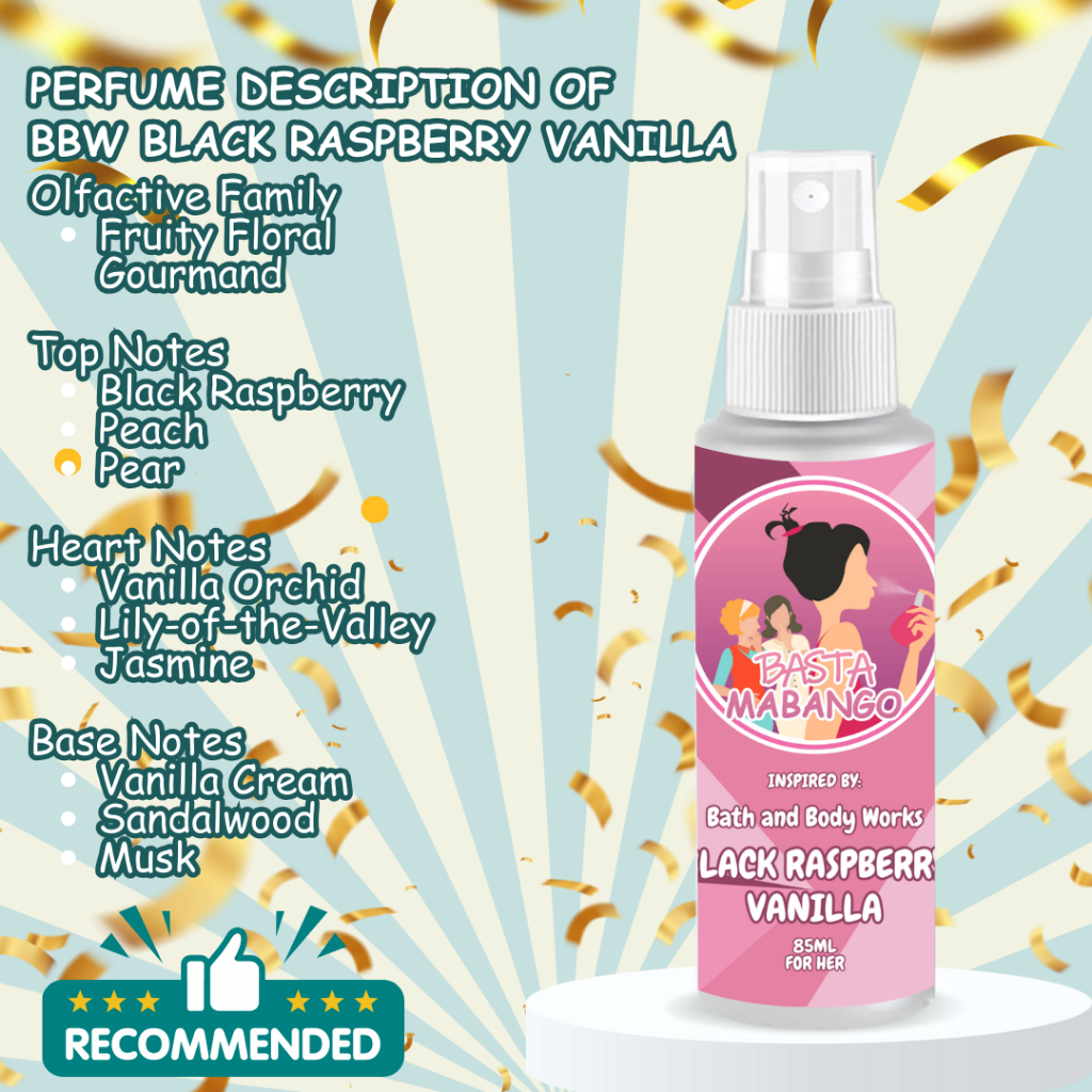 Basta Mabango BBW BLACK RASPBERRY VANILLA for her 85 ml Oil Based ...