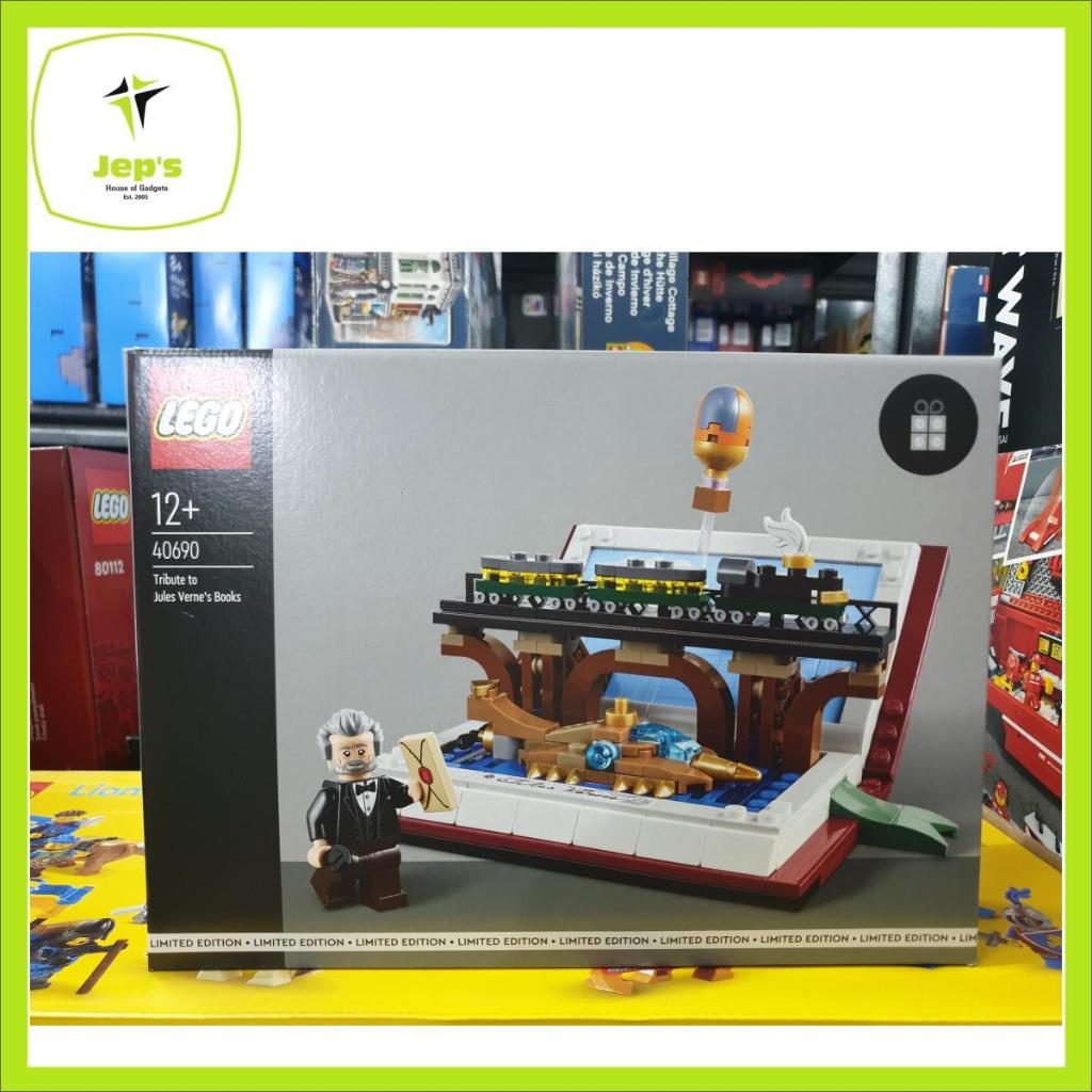 Lego 40690 Tribute to Jules Vernes Books (2024) | Shopee Philippines