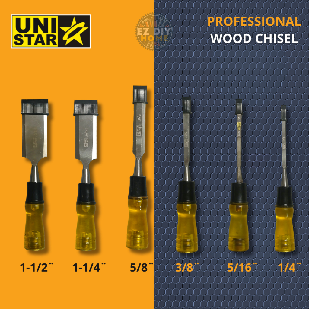 UNISTAR Professional Wood Chisel | Shopee Philippines
