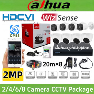 Dahua CCTV Camera Kit 4/8 CH CCTV Kit 1080p HD 2MP Camera DVR Complete ...