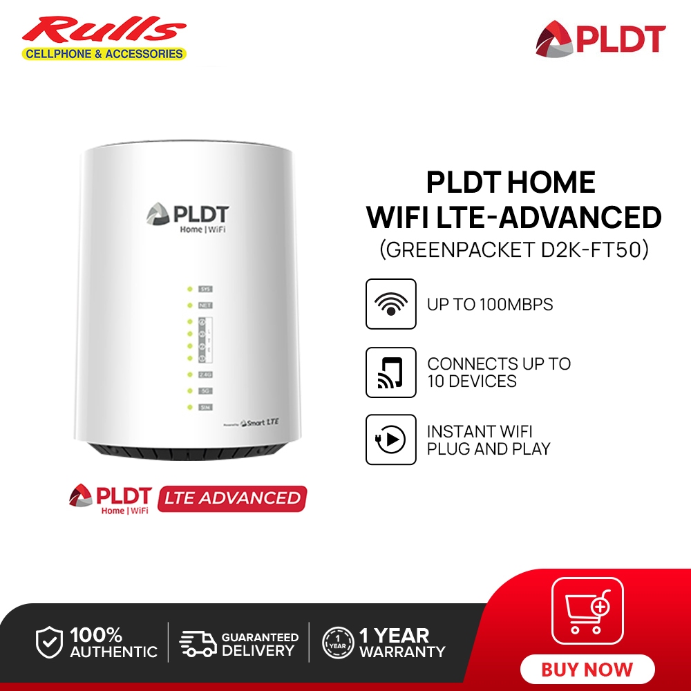 PLDT Home WiFi LTE-Advanced (GREENPACKET D2K-FT50) | Shopee Philippines