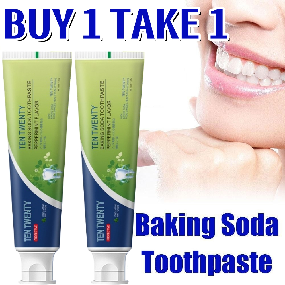 【BUY 1 TAKE 1】Baking Soda Toothpaste Care Teeth Air Freshener Remove ...