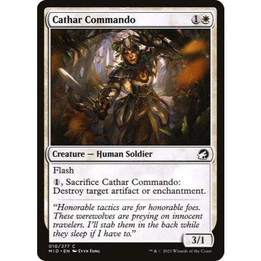 Cathar Commando - Innistrad: Midnight Hunt | Shopee Philippines