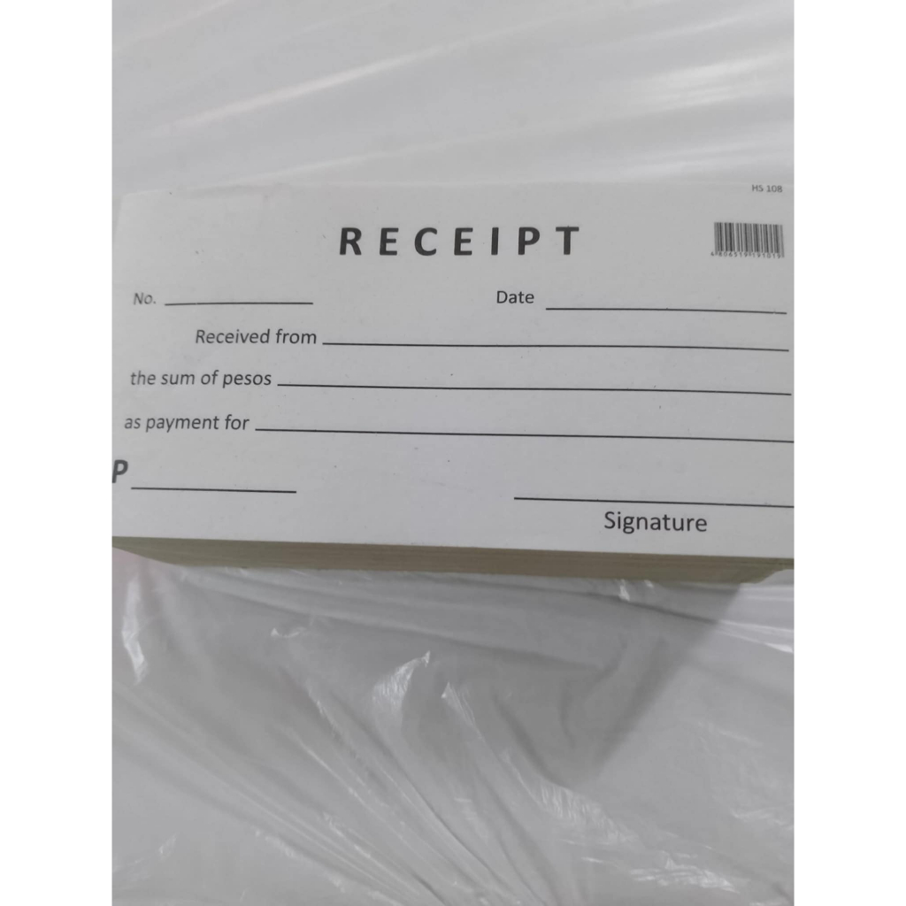 Temporary Receipt Form 1/8 Receipt di po siya Carborize pero with ...