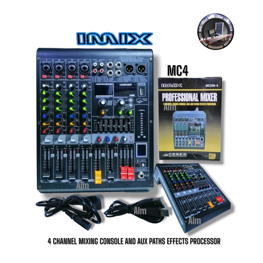 IMIX /TRIDENT MC4 4 PASSIVE CHANNEL PROFESSIONAL MIXER | Shopee Philippines