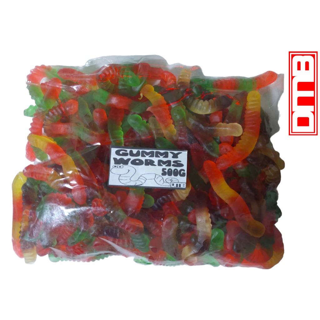 Worm Gummy Candies 500g Gummies Candy Bonbon | Shopee Philippines