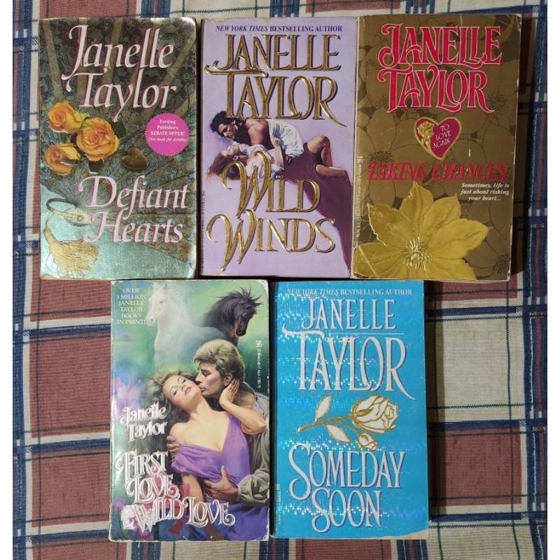 Janelle Taylor Books (MMPB - Preloved) HISTORICAL ROMANCE | Shopee ...