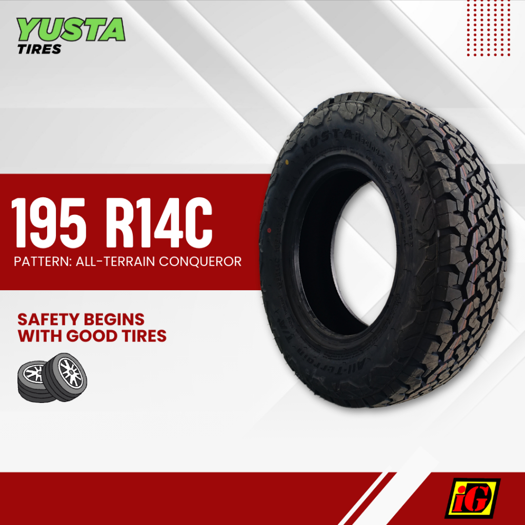 195 R14C YUSTA Tire (TIRE1036) | Shopee Philippines