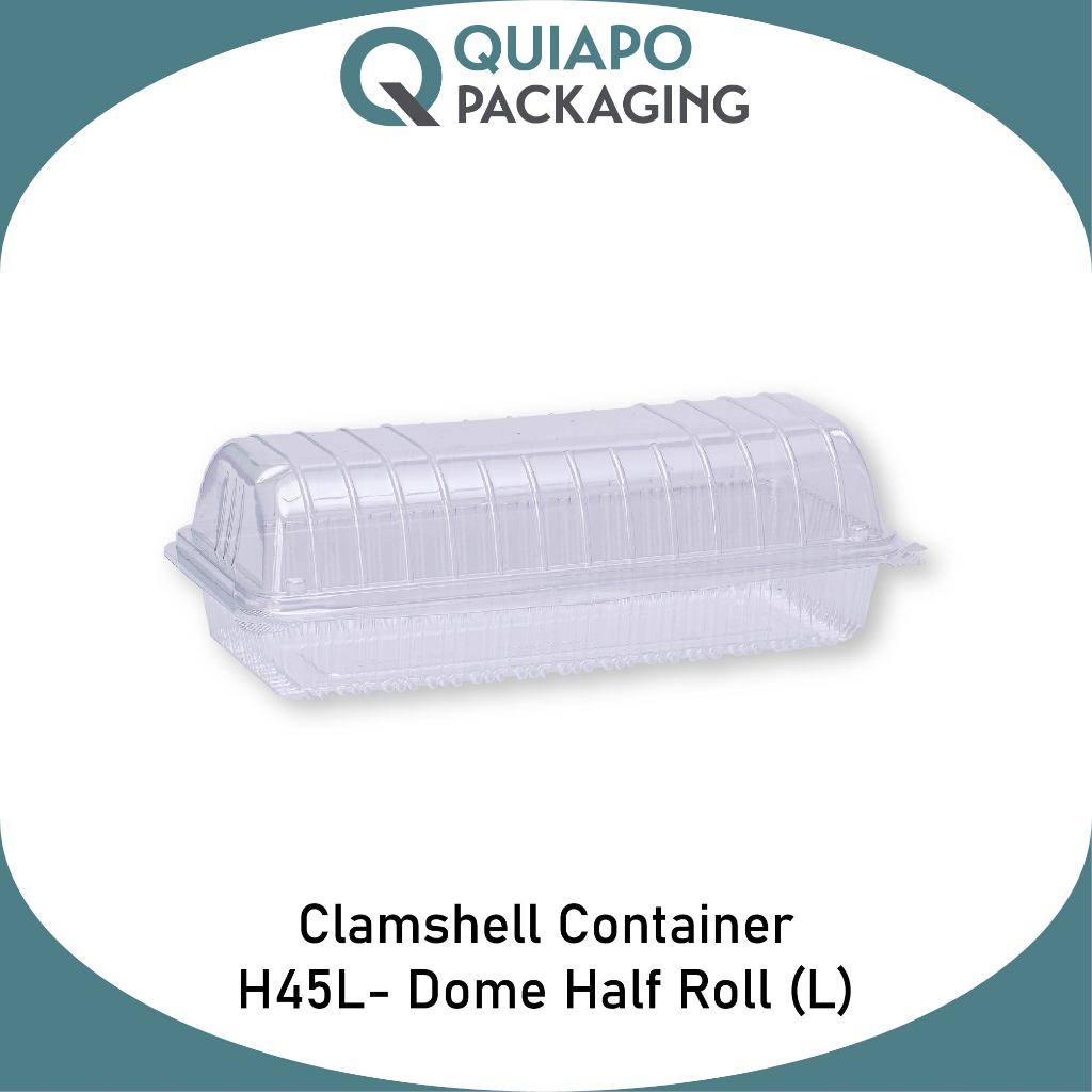 Clamshell Container OPS-H45L - Dome Half Roll (L) Clear (10 pcs ...