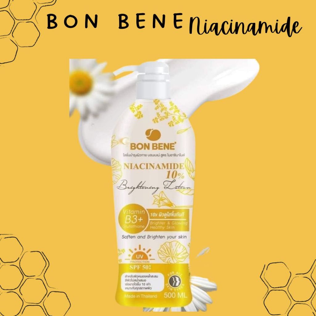 Bon Bene Niacinamide 10% (Vitamin B3+ Glutathione) 10x Brightening ...