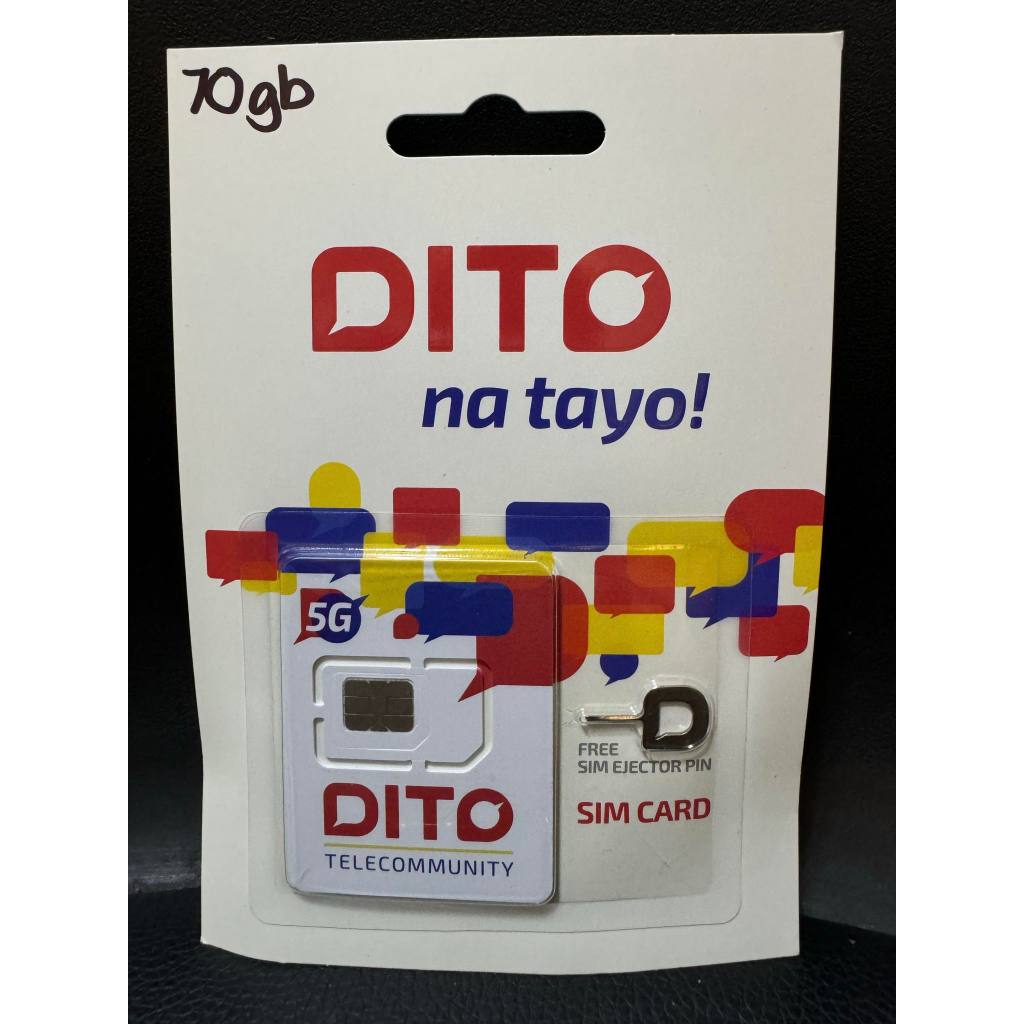 *SALE* DITO Prepaid SIMCARD with 70gb FREE data for PHONES and DITO ...