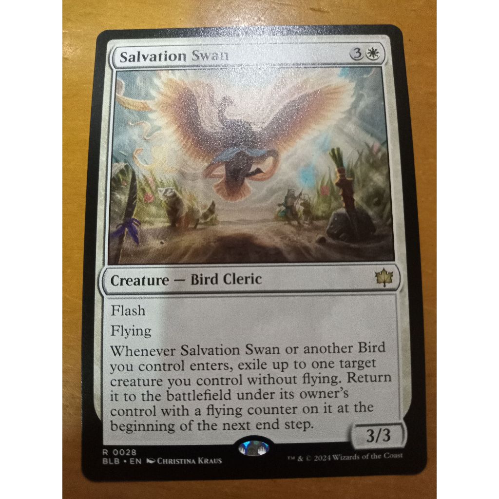 MTG Salvation Swan Rare BLB Bloomburrow Magic the Gathering | Shopee ...